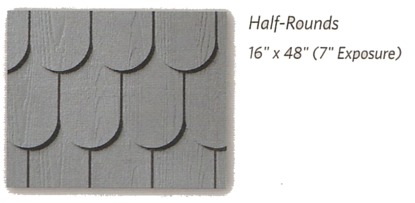 Shapes of Shingles | CertainTeed WeatherBoards FiberCement Siding